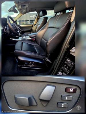 Black BMW X3 2010 in Siauliai, with an engine capacity of 2.00 L and mileage of 296 thousand km for 8300 €, photo 25 on AUTOMOTO.COM.LV