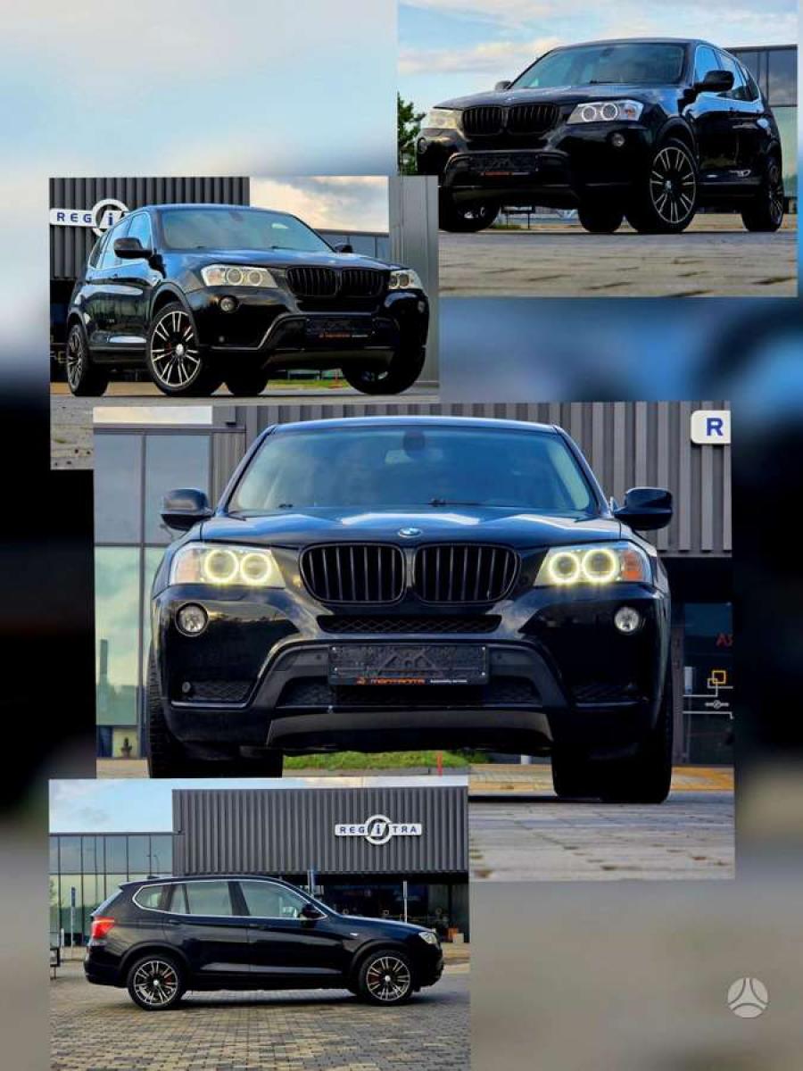 Black BMW X3 2010 in Siauliai, with an engine capacity of 2.00 L and mileage of 296 thousand km for 8300 €, photo 27 on AUTOMOTO.COM.LV