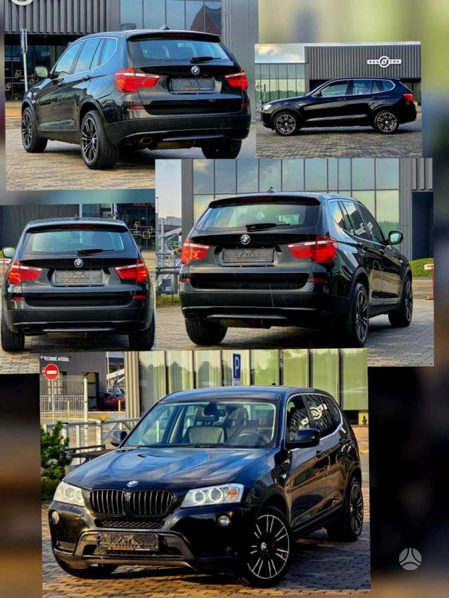 Black BMW X3 2010 in Siauliai, with an engine capacity of 2.00 L and mileage of 296 thousand km for 8300 €, photo 28 on AUTOMOTO.COM.LV