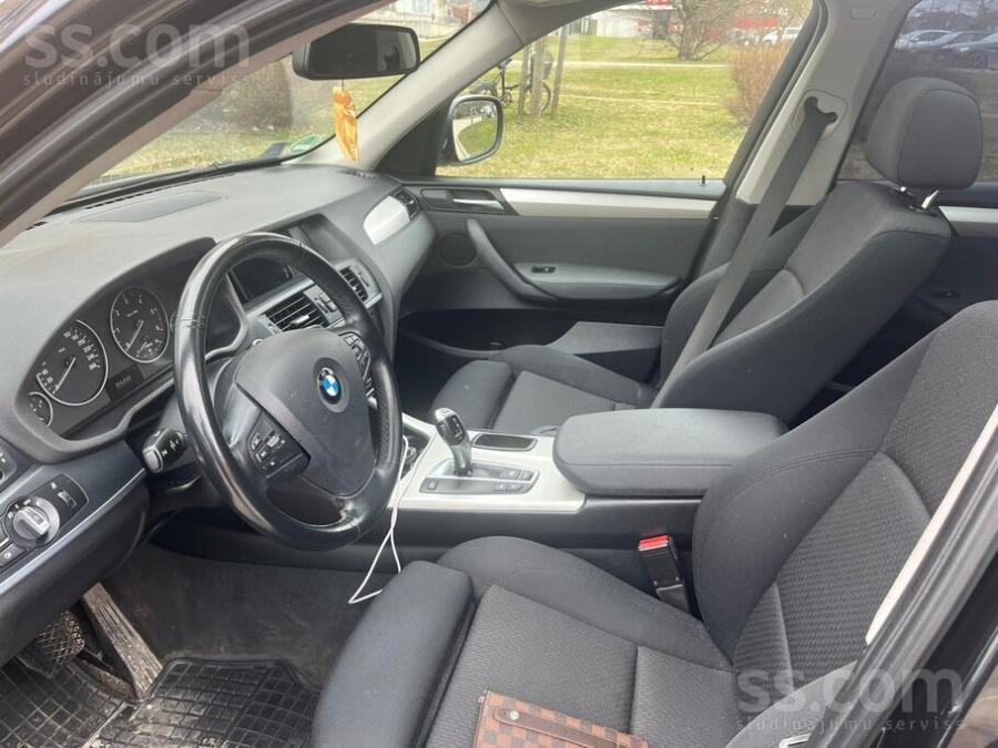 Melns BMW X3 2011 Jelgava, ar dzinēja tilpumu 2.00 L un nobraukumu 225 tūkst. km par 7800 €, foto 10 vietnē AUTOMOTO.COM.LV