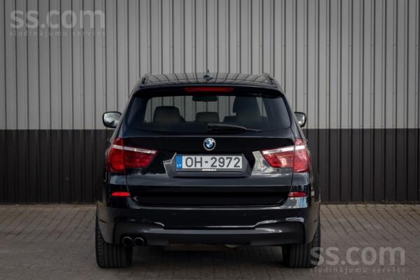Black BMW X3 2011 in Talsi, with an engine capacity of 3.00 L and mileage of 287 thousand km for 12990 €, photo 5 on AUTOMOTO.COM.LV