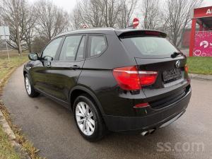 Black BMW X3 2011 in Riga, with an engine capacity of 3.00 L and mileage of 249 thousand km for 7990 €, photo 6 on AUTOMOTO.COM.LV