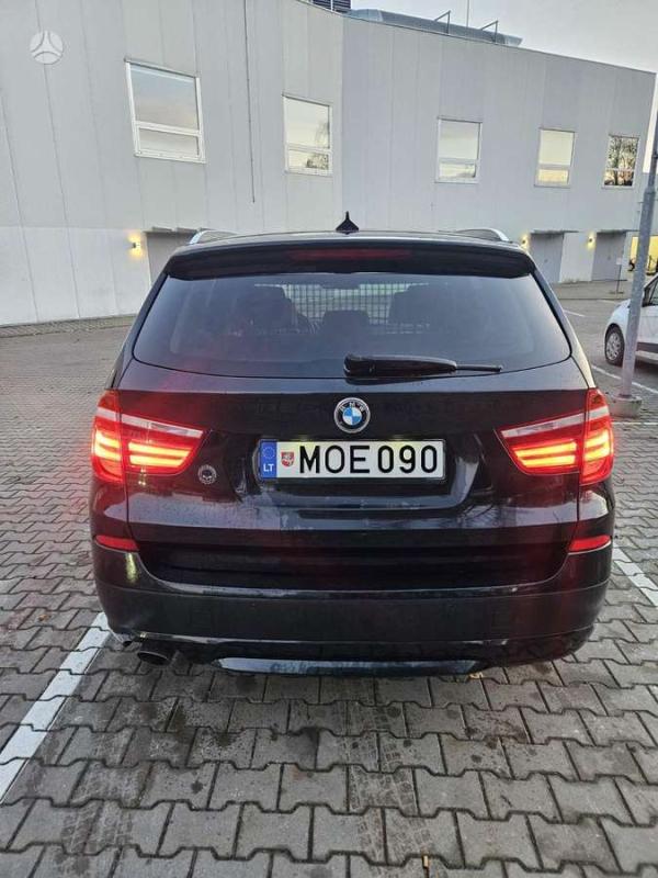 Black BMW X3 2011 in Vilnius, with an engine capacity of 2.00 L and mileage of 339 thousand km for 7100 €, photo 4 on AUTOMOTO.COM.LV
