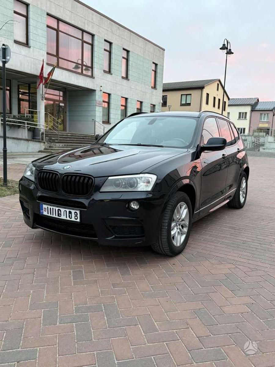 Melns BMW X3 2011 Plungė, ar dzinēja tilpumu 2.99 L un nobraukumu 242 tūkst. km par 12300 €, foto 1 vietnē AUTOMOTO.COM.LV