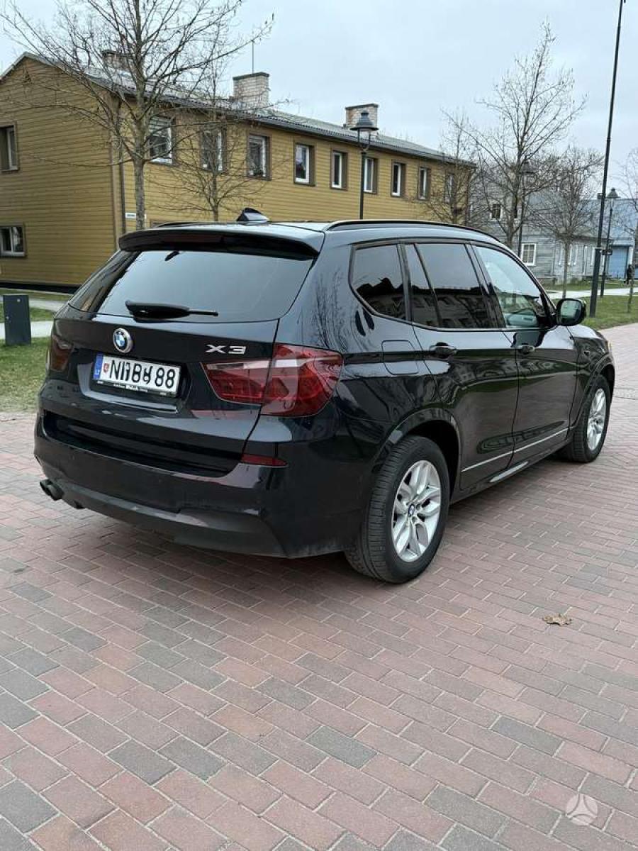 Melns BMW X3 2011 Plungė, ar dzinēja tilpumu 2.99 L un nobraukumu 242 tūkst. km par 12300 €, foto 7 vietnē AUTOMOTO.COM.LV