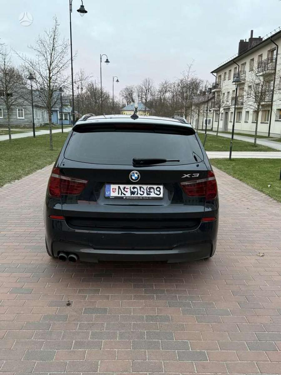 Melns BMW X3 2011 Plungė, ar dzinēja tilpumu 2.99 L un nobraukumu 242 tūkst. km par 12300 €, foto 8 vietnē AUTOMOTO.COM.LV