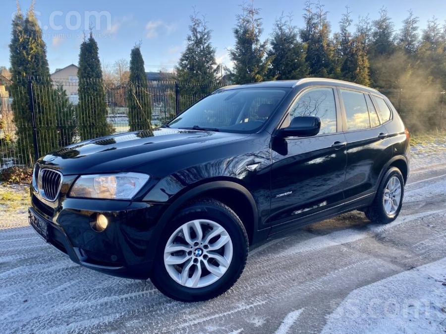 Melns BMW X3 2011 Rēzekne, ar dzinēja tilpumu 2.00 L un nobraukumu 261 tūkst. km par 8950 €, foto 1 vietnē AUTOMOTO.COM.LV