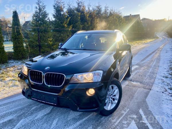 Black BMW X3 2011 in Rezekne, with an engine capacity of 2.00 L and mileage of 261 thousand km for 8950 €, photo 4 on AUTOMOTO.COM.LV