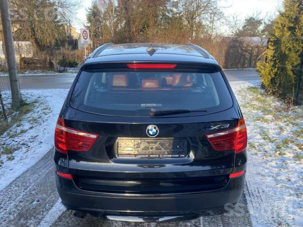 Black BMW X3 2011 in Rezekne, with an engine capacity of 2.00 L and mileage of 261 thousand km for 8950 €, photo 8 on AUTOMOTO.COM.LV