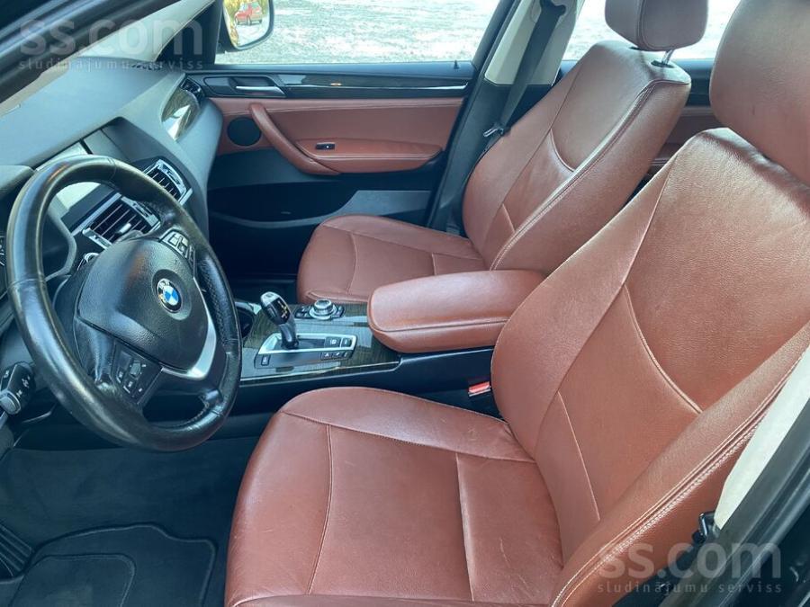 Melns BMW X3 2011 Rēzekne, ar dzinēja tilpumu 2.00 L un nobraukumu 261 tūkst. km par 8950 €, foto 13 vietnē AUTOMOTO.COM.LV
