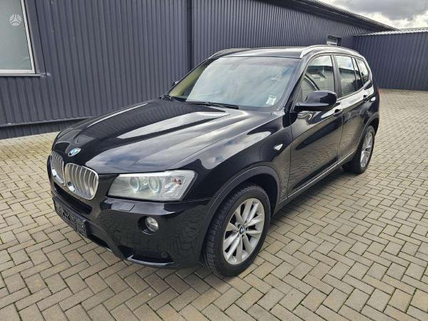 Black BMW X3 2011 in Sirvintos, with an engine capacity of 2.99 L and mileage of 189 thousand km for 8700 €, photo 1 on AUTOMOTO.COM.LV
