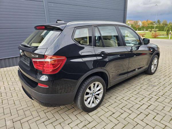 Black BMW X3 2011 in Sirvintos, with an engine capacity of 2.99 L and mileage of 189 thousand km for 8700 €, photo 4 on AUTOMOTO.COM.LV