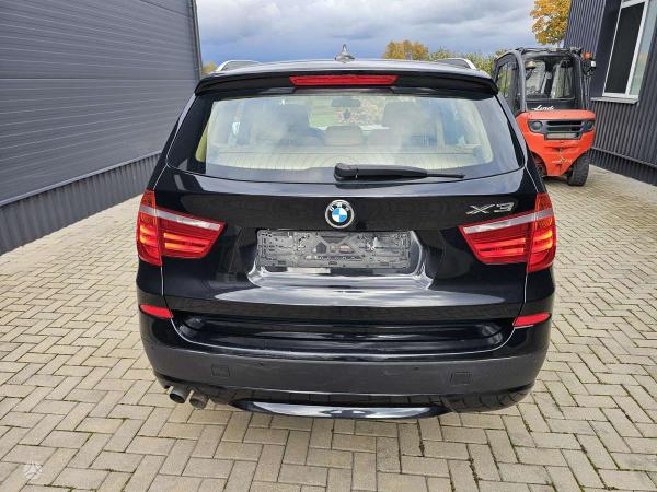 Black BMW X3 2011 in Sirvintos, with an engine capacity of 2.99 L and mileage of 189 thousand km for 8700 €, photo 5 on AUTOMOTO.COM.LV