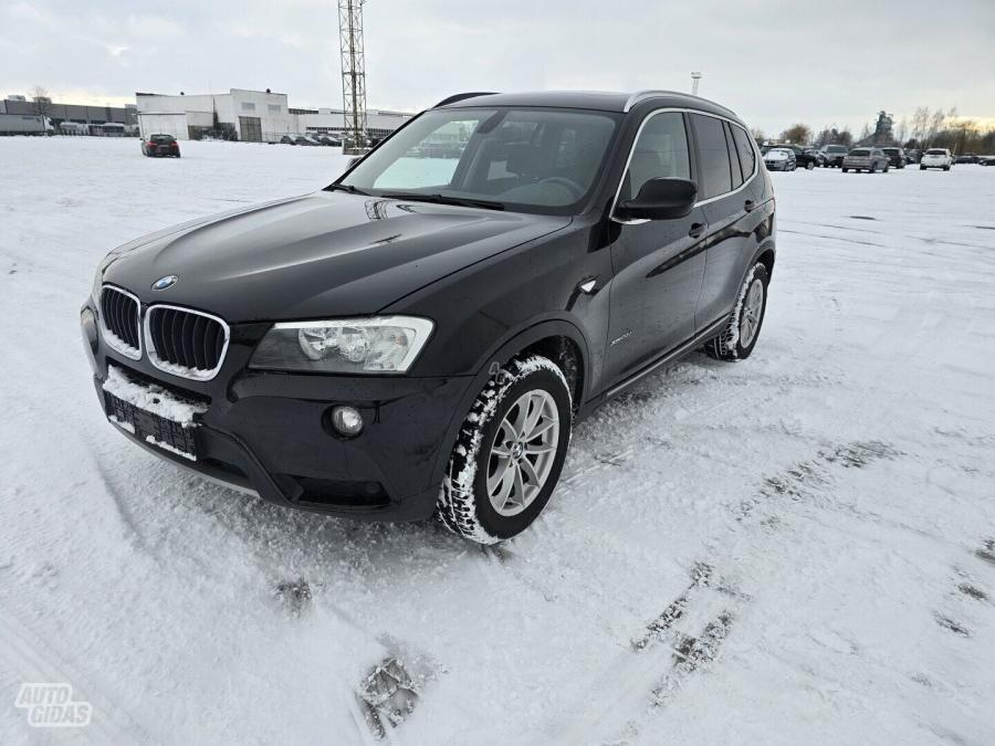 Black BMW X3 2011 in Marijampole, with an engine capacity of 2.00 L and mileage of 268 thousand km for 6850 €, photo 1 on AUTOMOTO.COM.LV