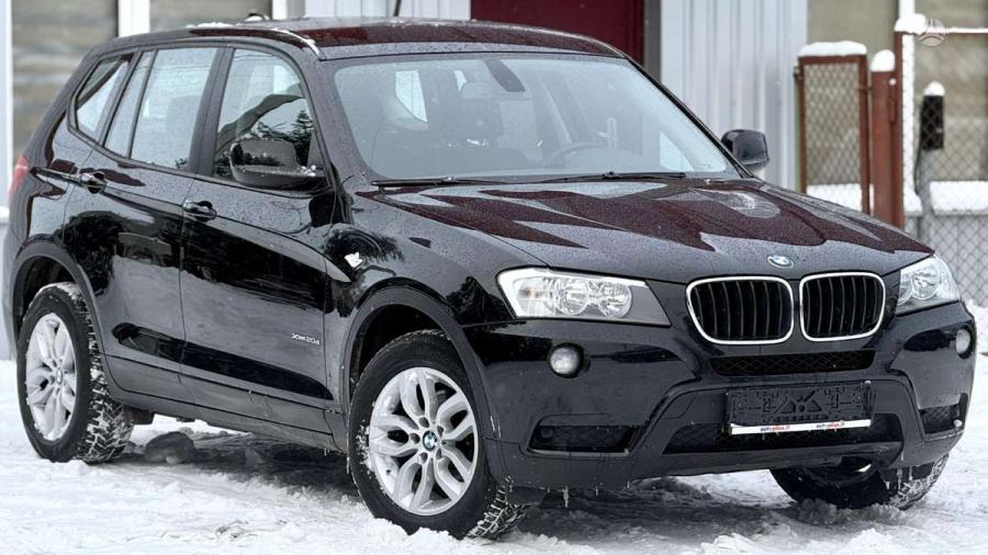 Black BMW X3 2011 in Ukmerge, with an engine capacity of 2.00 L and mileage of 389 thousand km for 7400 €, photo 1 on AUTOMOTO.COM.LV