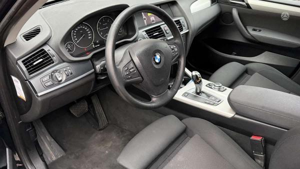 Black BMW X3 2011 in Ukmerge, with an engine capacity of 2.00 L and mileage of 389 thousand km for 7400 €, photo 10 on AUTOMOTO.COM.LV