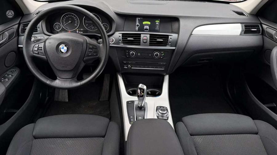 Black BMW X3 2011 in Ukmerge, with an engine capacity of 2.00 L and mileage of 389 thousand km for 7400 €, photo 12 on AUTOMOTO.COM.LV