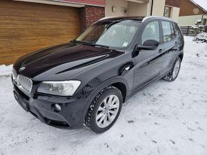 Melns BMW X3 2011 Viļņa, ar dzinēja tilpumu 2.99 L un nobraukumu 189 tūkst. km par 9700 €, foto  vietnē AUTOMOTO.COM.LV