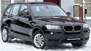 Black BMW X3 2011 in Ukmerge, with an engine capacity of 2.00 L and mileage of 390 thousand km for 6750 €, photo 2 on AUTOMOTO.COM.LV