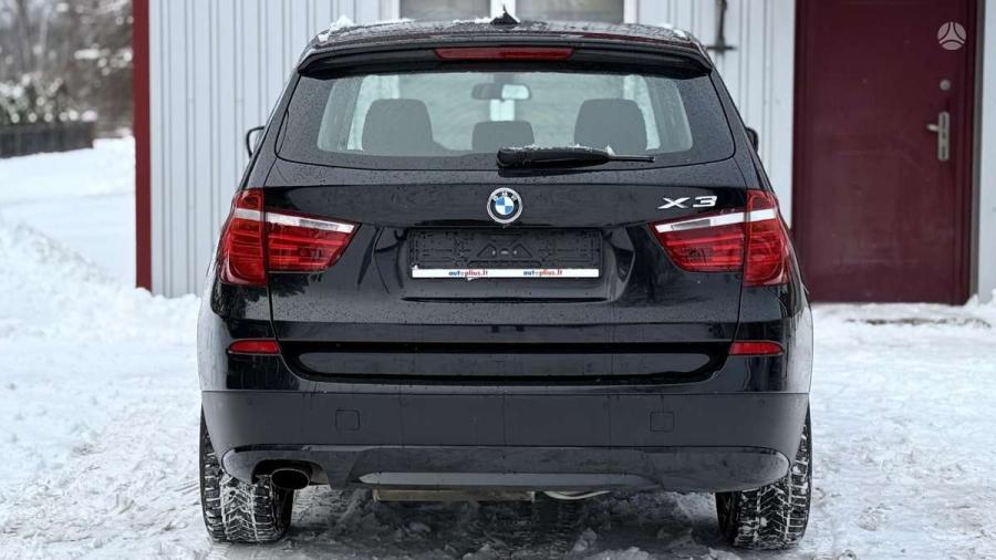 Black BMW X3 2011 in Ukmerge, with an engine capacity of 2.00 L and mileage of 390 thousand km for 6750 €, photo 8 on AUTOMOTO.COM.LV