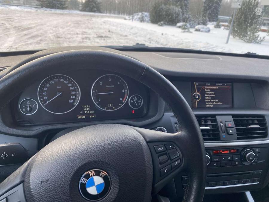 Melns BMW X3 2011 Alīta, ar dzinēja tilpumu 2.00 L un nobraukumu 250 tūkst. km par 9999 €, foto 6 vietnē AUTOMOTO.COM.LV