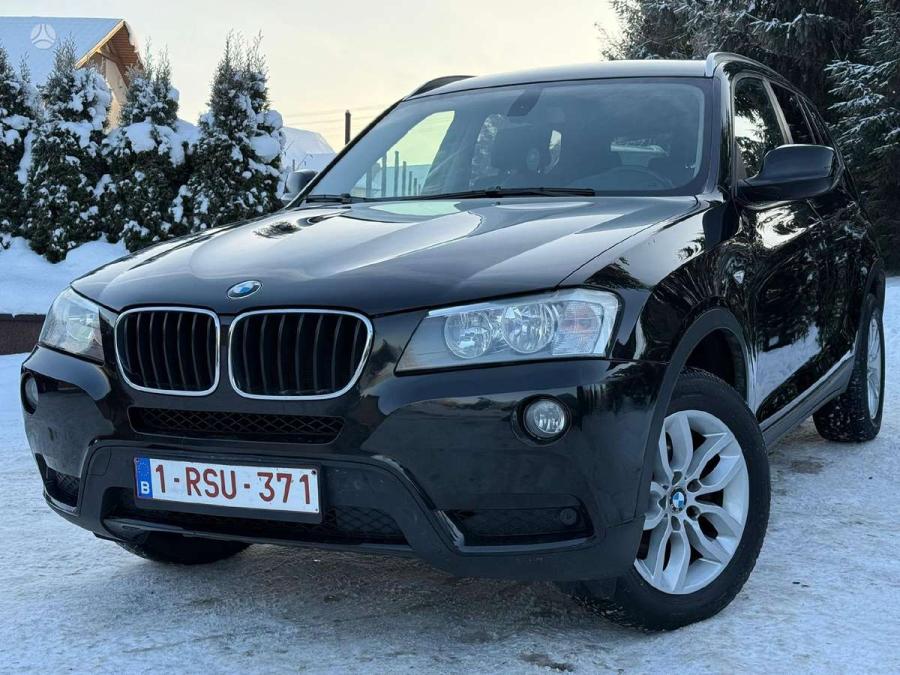 Melns BMW X3 2011 Utena, ar dzinēja tilpumu 2.00 L un nobraukumu 265 tūkst. km par 7950 €, foto 1 vietnē AUTOMOTO.COM.LV