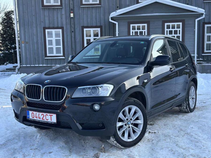 Black BMW X3 2011 in Kaisiadorys, with an engine capacity of 2.00 L and mileage of 308 thousand km for 9350 €, photo 1 on AUTOMOTO.COM.LV