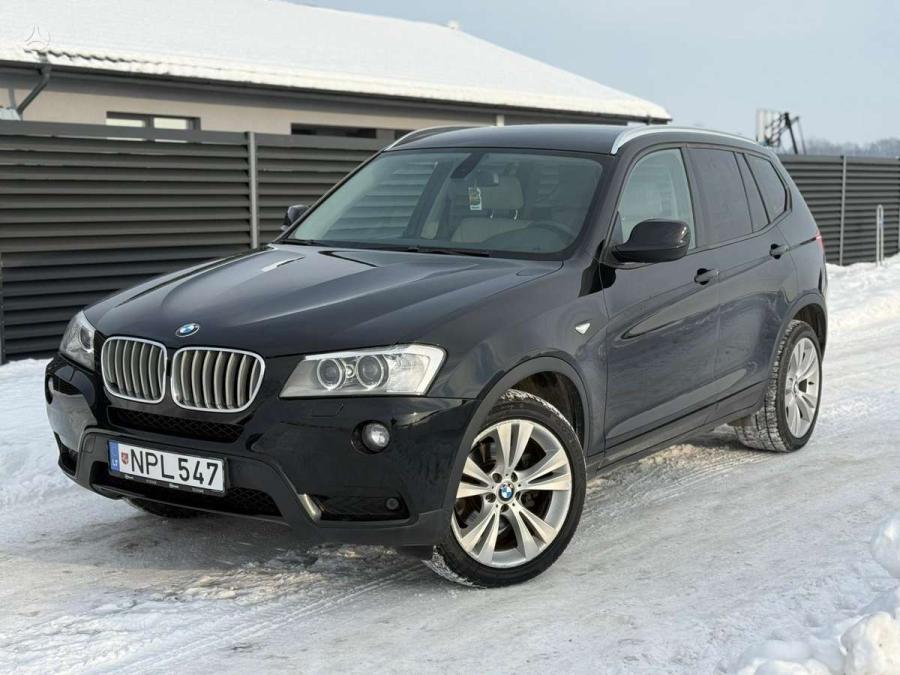 Black BMW X3 2011 in Kretinga, with an engine capacity of 3.00 L and mileage of 280 thousand km for 9500 €, photo 1 on AUTOMOTO.COM.LV