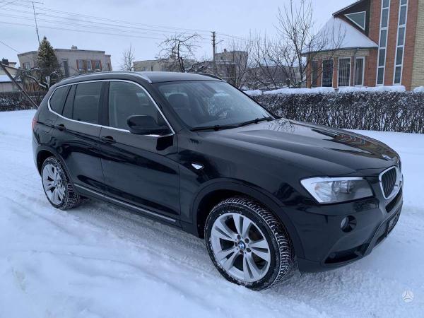 Melns BMW X3 2011 Ukmergė, ar dzinēja tilpumu 2.00 L un nobraukumu 351 tūkst. km par 8650 €, foto 1 vietnē AUTOMOTO.COM.LV