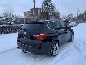 Black BMW X3 2011 in Ukmerge, with an engine capacity of 2.00 L and mileage of 351 thousand km for 8650 €, photo 10 on AUTOMOTO.COM.LV