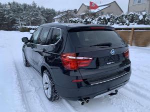 Black BMW X3 2011 in Ukmerge, with an engine capacity of 2.00 L and mileage of 351 thousand km for 8650 €, photo 12 on AUTOMOTO.COM.LV