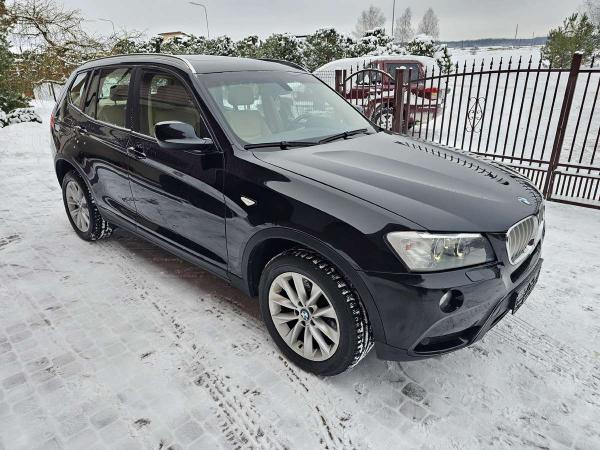 Black BMW X3 2011 in Sirvintos, with an engine capacity of 2.99 L and mileage of 189 thousand km for 8900 €, photo 3 on AUTOMOTO.COM.LV
