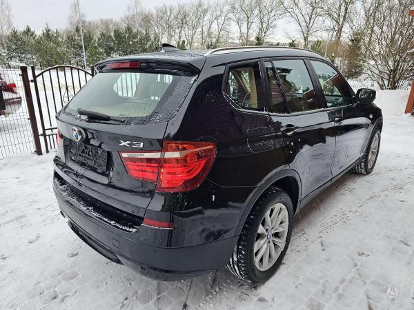 Black BMW X3 2011 in Sirvintos, with an engine capacity of 2.99 L and mileage of 189 thousand km for 8900 €, photo 4 on AUTOMOTO.COM.LV
