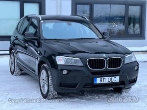 Melns BMW X3 2011 Pērnava, ar dzinēja tilpumu 2.00 L un nobraukumu 251 tūkst. km par 13290 €, foto  vietnē AUTOMOTO.COM.LV