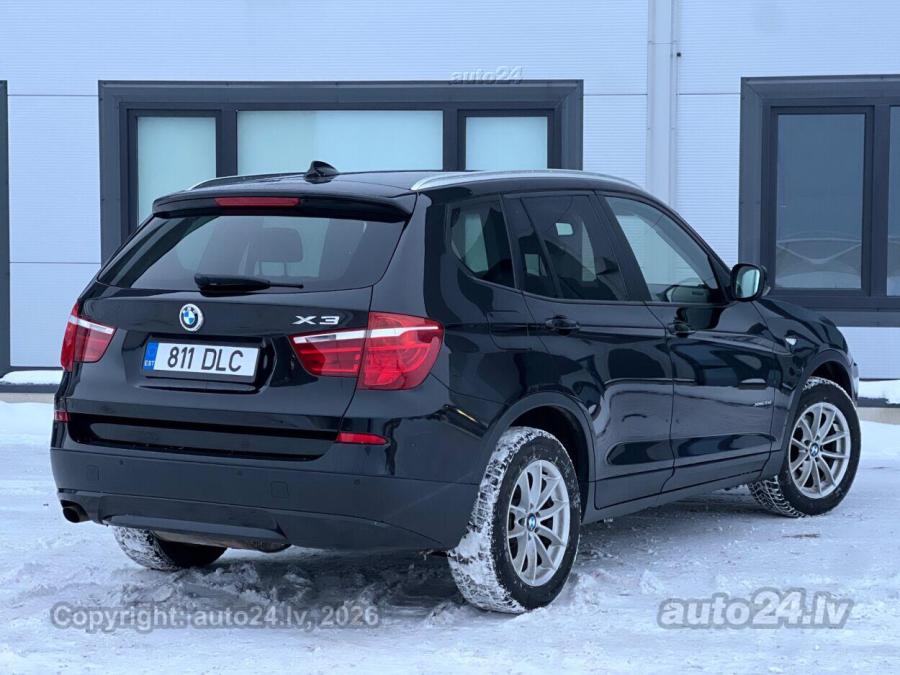 Melns BMW X3 2011 Pērnava, ar dzinēja tilpumu 2.00 L un nobraukumu 251 tūkst. km par 13290 €, foto 8 vietnē AUTOMOTO.COM.LV