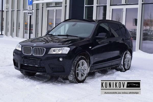 Melns BMW X3 2011 Viļņa, ar dzinēja tilpumu 2.99 L un nobraukumu 313 tūkst. km par 10450 €, foto 1 vietnē AUTOMOTO.COM.LV