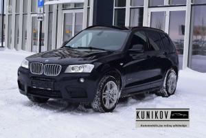 Black BMW X3 2011 in Vilnius, with an engine capacity of 2.99 L and mileage of 313 thousand km for 10450 €, photo  on AUTOMOTO.COM.LV