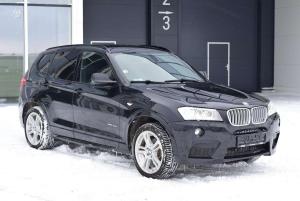 Black BMW X3 2011 in Vilnius, with an engine capacity of 2.99 L and mileage of 313 thousand km for 10450 €, photo 3 on AUTOMOTO.COM.LV