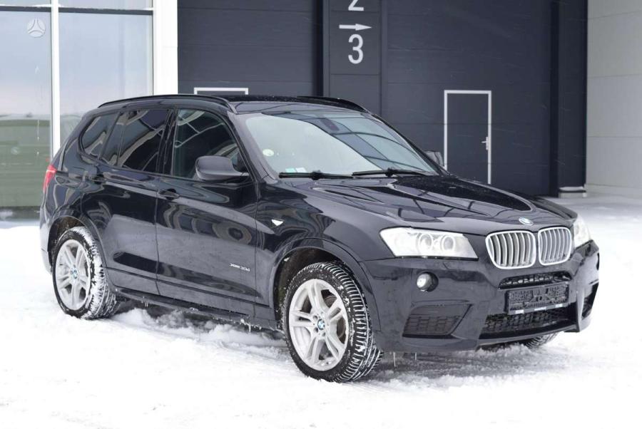 Black BMW X3 2011 in Vilnius, with an engine capacity of 2.99 L and mileage of 313 thousand km for 10450 €, photo 3 on AUTOMOTO.COM.LV
