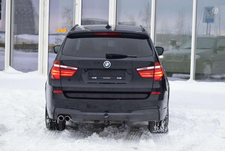 Black BMW X3 2011 in Vilnius, with an engine capacity of 2.99 L and mileage of 313 thousand km for 10450 €, photo 6 on AUTOMOTO.COM.LV