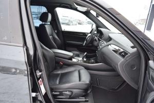 Black BMW X3 2011 in Vilnius, with an engine capacity of 2.99 L and mileage of 313 thousand km for 10450 €, photo 9 on AUTOMOTO.COM.LV