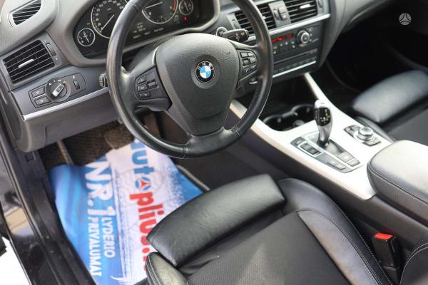 Melns BMW X3 2011 Alīta, ar dzinēja tilpumu 2.00 L un nobraukumu 250 tūkst. km par 9800 €, foto 7 vietnē AUTOMOTO.COM.LV