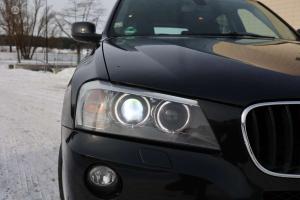 Black BMW X3 2011 in Alytus, with an engine capacity of 2.00 L and mileage of 250 thousand km for 9800 €, photo 22 on AUTOMOTO.COM.LV