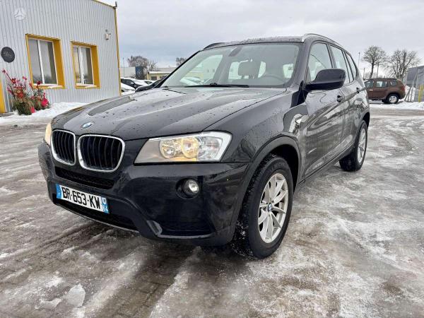 Black BMW X3 2011 in Taurage, with an engine capacity of 2.00 L and mileage of 230 thousand km for 8900 €, photo 1 on AUTOMOTO.COM.LV