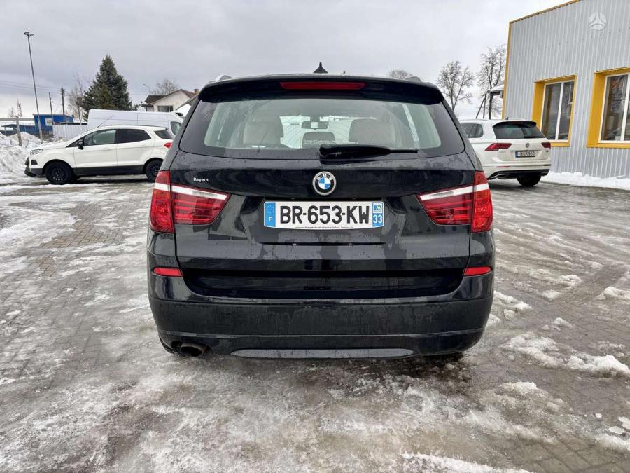 Black BMW X3 2011 in Taurage, with an engine capacity of 2.00 L and mileage of 230 thousand km for 8900 €, photo 8 on AUTOMOTO.COM.LV