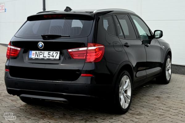 Black BMW X3 2011 in Kretinga, with an engine capacity of 3.00 L and mileage of 280 thousand km for 8999 €, photo 7 on AUTOMOTO.COM.LV