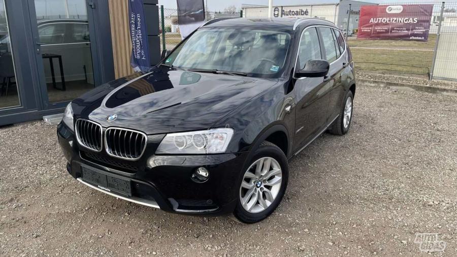 Black BMW X3 2011 in Marijampole, with an engine capacity of 2.00 L and mileage of 268 thousand km for 10990 €, photo 1 on AUTOMOTO.COM.LV