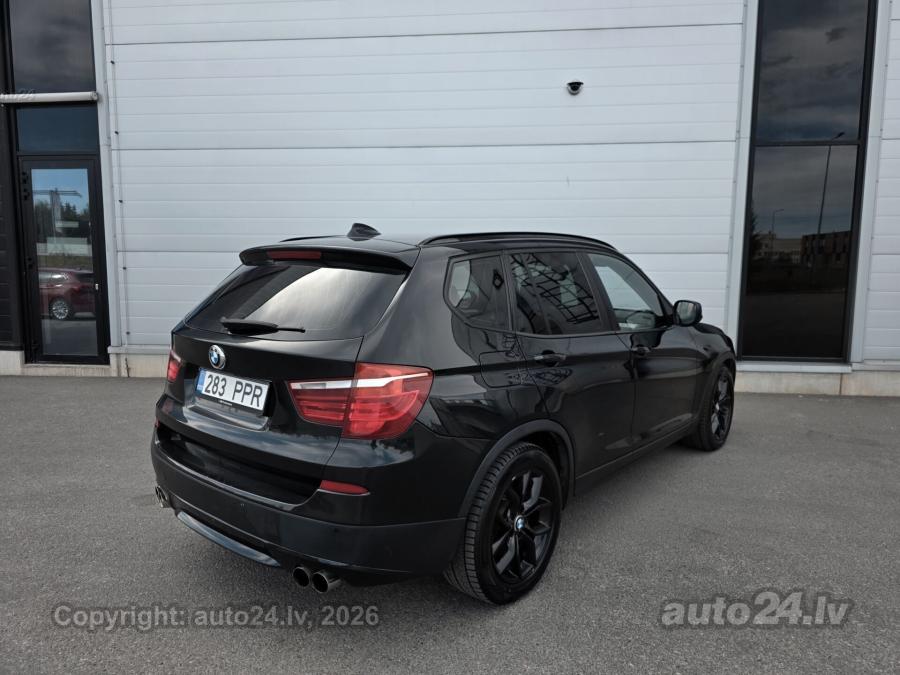 Black BMW X3 2011 in Tartu, with an engine capacity of 3.00 L and mileage of 0 thousand km for 4000 €, photo 3 on AUTOMOTO.COM.LV