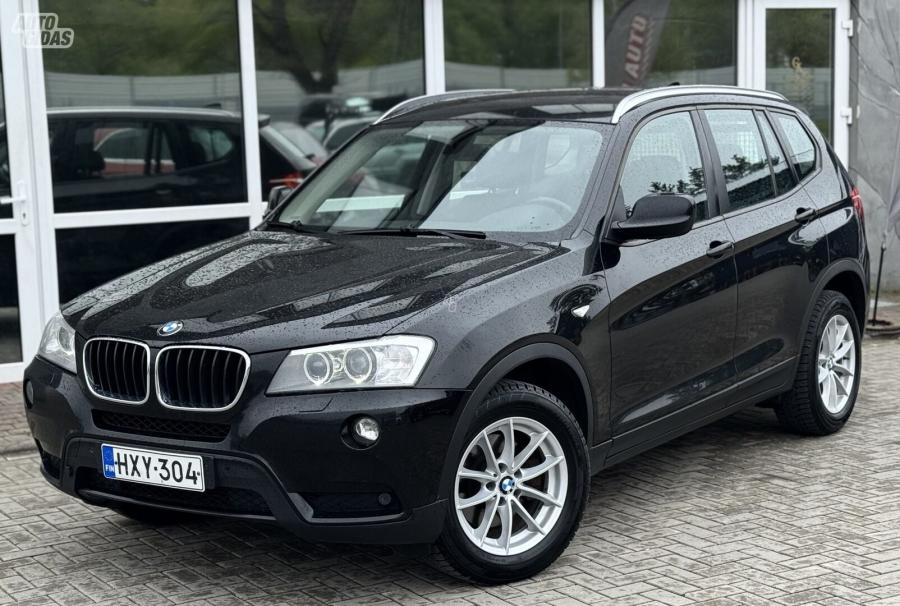 Black BMW X3 2011 in Radviliskis, with an engine capacity of 2.00 L and mileage of 326 thousand km for 7650 €, photo 1 on AUTOMOTO.COM.LV