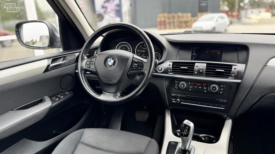Black BMW X3 2011 in Radviliskis, with an engine capacity of 2.00 L and mileage of 326 thousand km for 7650 €, photo 15 on AUTOMOTO.COM.LV